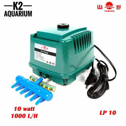 Jual Pompa udara kolam yamano ap 10w udara 10 watt 6 cabang blower ...