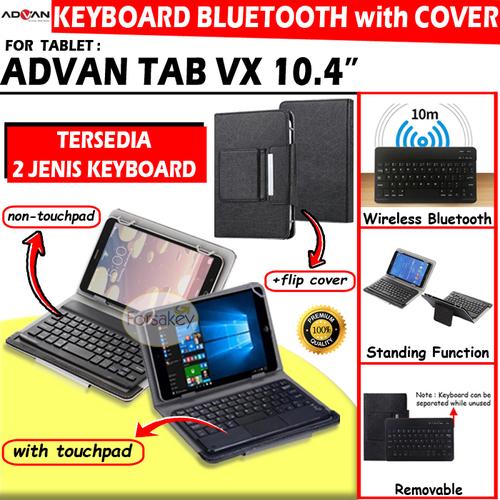Jual Advan Tab VX Tablet 10.4 Inch Bluetooth Wireless Keyboard Case ...