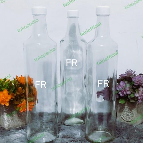 Jual botol kaca polos 600ml botol madu botol syrup botol kosong 600ml ...