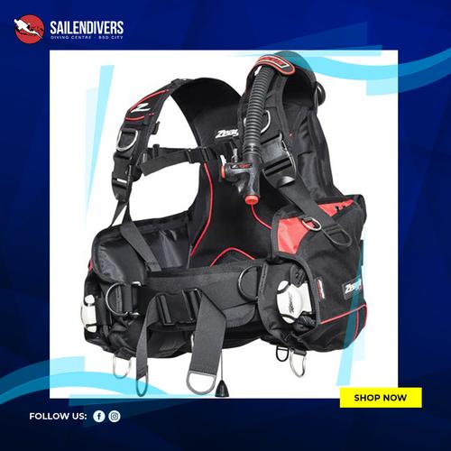 Jual [ZEAGLE] FOCUS BCD W/ INFLATOR AND HOSE FOR SCUBA DIVING - XS ...