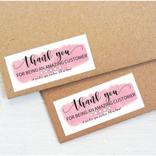 Jual 100 PCS Sticker Label Kemasan | Sticker Produk | Sticker packaging ...