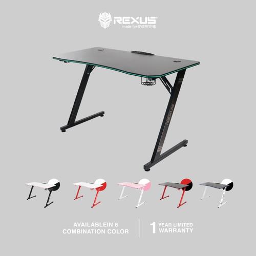 Promo Rexus Dira RGB Desk - Meja gaming - Black White Cicil 0% 3x ...