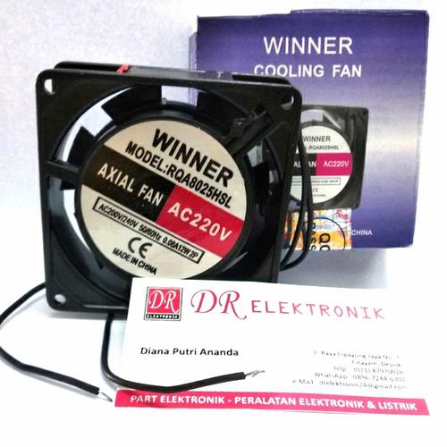 Jual Cooling Exhaust Fan kipas Pendingin Winner 8cm 8 cm AC 220/240v ...