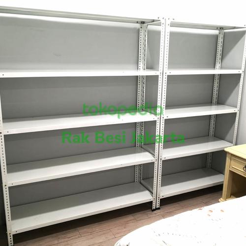 Jual Rak Besi Siku Besar 150cm X 60cm X 200cm - Putih - Jakarta Timur ...