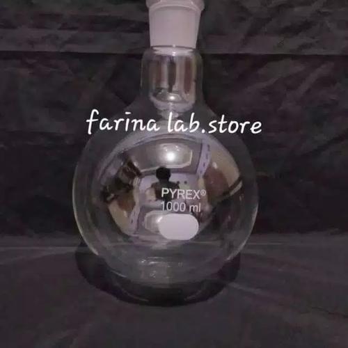 Jual Labu Didih-Boiling Flask 1000ml Ns 24/40 Pyrex Class A - Kab ...