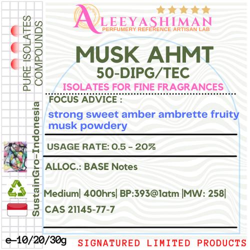 Jual Aleeyashiman Major Isolate-MUSK AHMT - 50 DIPG - 10g - Jakarta ...