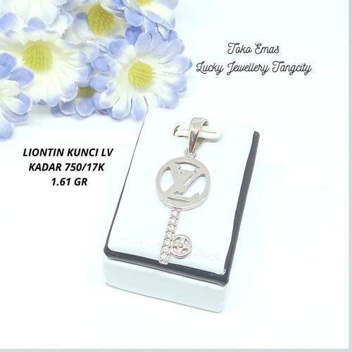 Jual LIONTIN KUNCI EMAS PUTIH KADAR 750/17K 1.61 GR - Kota Tangerang ...