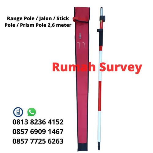 Jual Jalon / Prisma Pole / Prisma Stick/ Prism Pole/ Range Pole 2.5 m ...