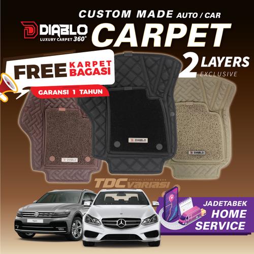 Promo Alphard 2024 Karpet Mobil Custom Fit Full Set Diablo 360 2Layers ...