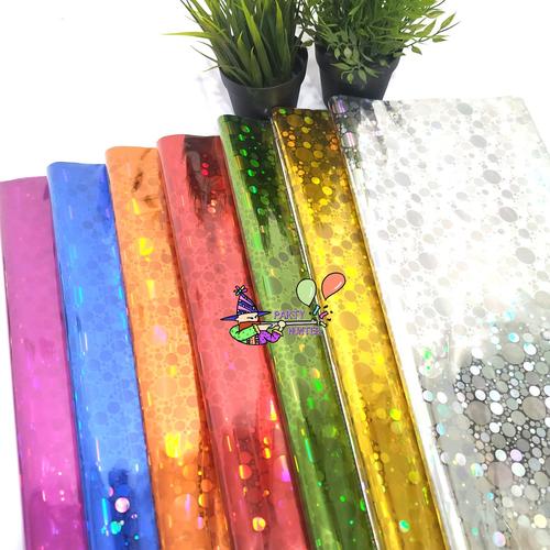 Jual Kertas Kado Hologram Mengkilap 3D Plastik Kilap Motif (5pcs) tipe ...