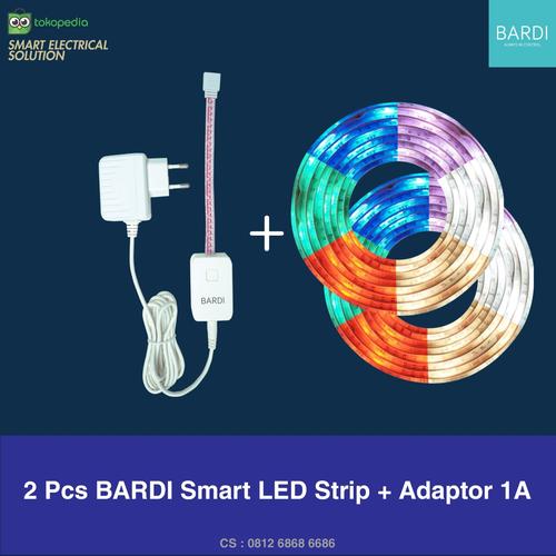 Jual BARDI Bundling LED STRIP RGBWW Wifi 2m & Adaptor 4m - Jakarta ...