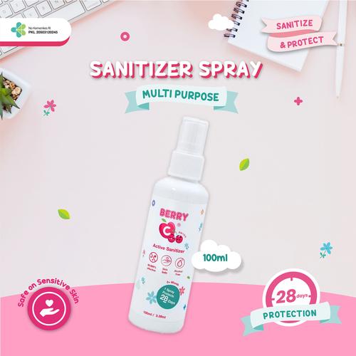 Jual BerryC Active Sanitizer Water & Disinfectant 100ML - Kota Malang ...