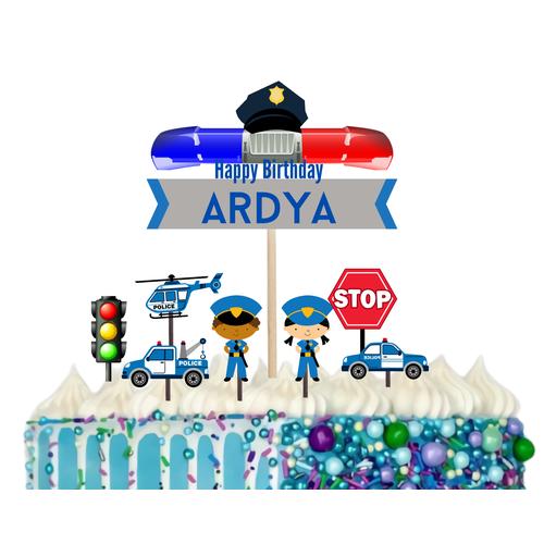 Jual topper cake polisi, tentara , hiasan kue happy birthday - Kab ...
