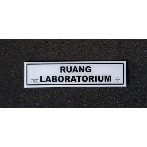 Jual Papan Label Akrilik Ruang Laboratorium - Kota Surabaya - Best ...