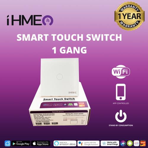 Promo Smart switch 1 gang ihme touch screen saklar pintar tombol ...