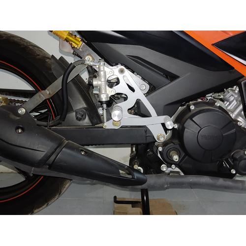 Jual Underbone Footstep Underbone MX KING 150 costume plat besi 100%pnp ...