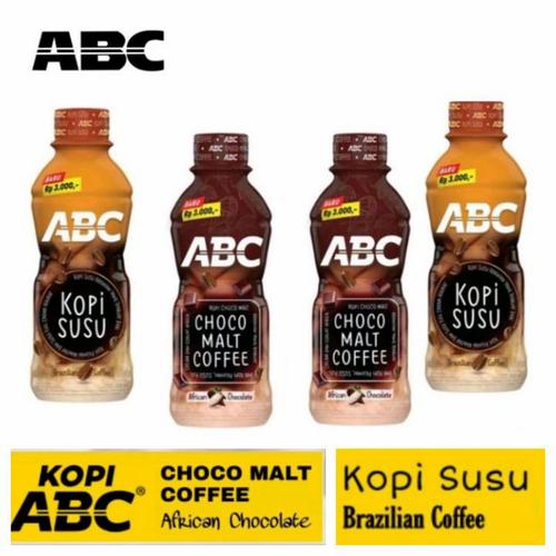 Jual ABC Kopi Susu / Chocomalt Coffee Botol Siap minum 200ml - Choco ...