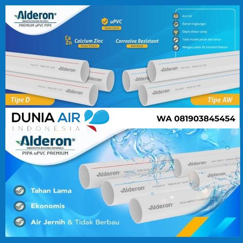 Jual Pipa pvc 1/2" pipa 4 meter aw alderon putih Setara Pipa Pvc Rucika ...