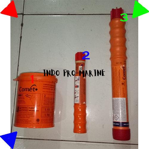 Jual Red Hand Flare Comet, Pain Wessex ( Angka 2 ) - Jakarta Utara ...