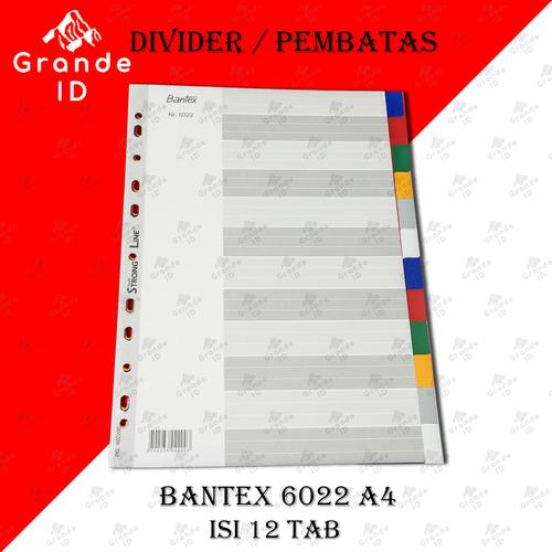 Jual DIVIDER BANTEX 6022 A4 ISI 12 TAB INDEX PEMBATAS FILE - Jakarta ...