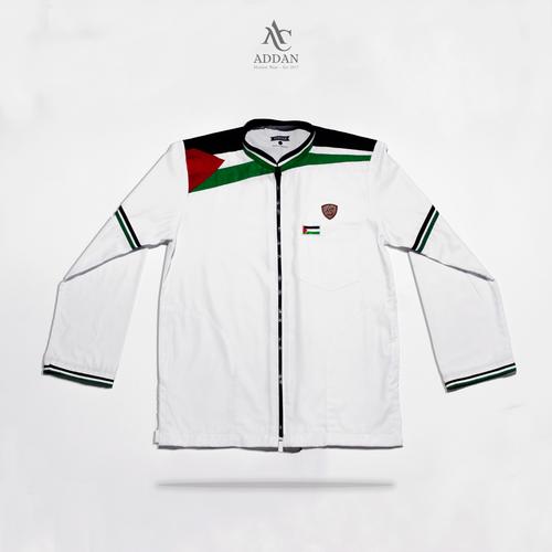 Jual Baju Koko PALESTINE Special Edition Kombinasi Resleting Jaket ...