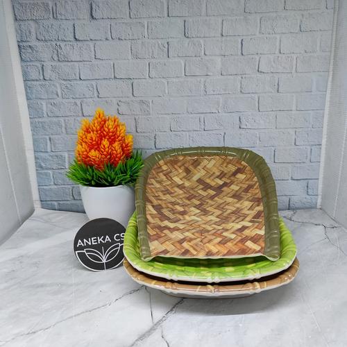 Promo Piring Melamin Motif 10 inch - Piring Resto Cantik - W7210 - Mix ...