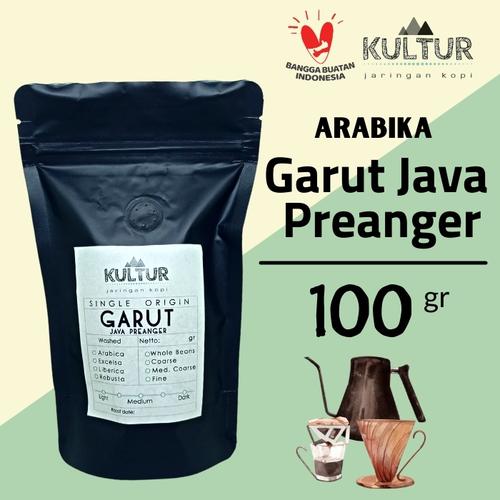 Jual COFFEE BEAN BIJI KOPI ARABIKA JAVA PREANGER GARUT 100 GR - BEANS ...