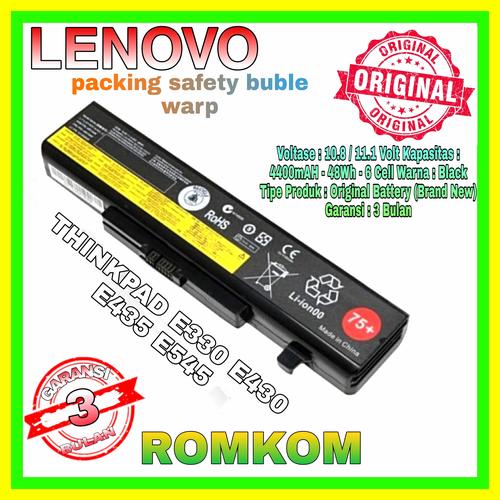 Jual Baterai Original Laptop LENOVO ThinkPad Edge E430 E430 E435 Series 75+ - Jakarta Barat ...