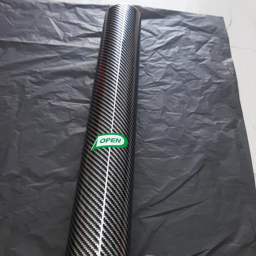 Jual Sticker Scotlite Carbon kevlar silver glosy - Black silver, 50cm x ...
