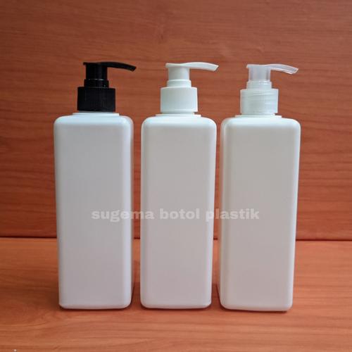 Jual Botol Pump 500ml Kotak Hdpe Putih Lotion Sabun Cair Gel - Kab. Bogor - sugema botol | Tokopedia