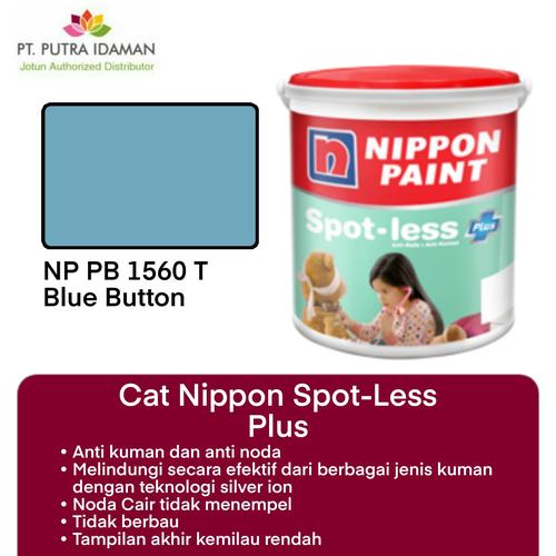 Jual NIPPON PAINT INTERIOR SPOT-LESS PLUS 2.5 LITER - BLUE BUTTON PB ...