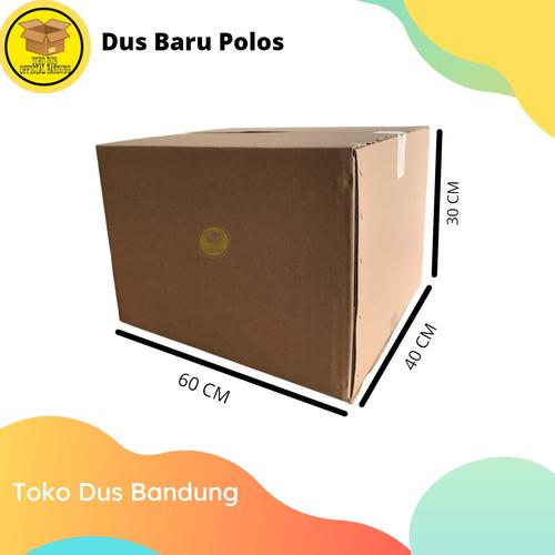 Jual Dus Polos uk. 60 x 40 30 cm Kardus Besar Dus Packing/Dus Pindahan ...