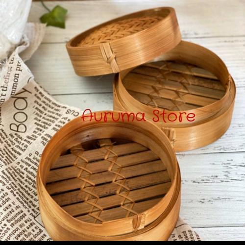 Jual Klakat Dimsum 13 15 20cm Bambu Tahan Jamur Badan Tutup - 15cm ...