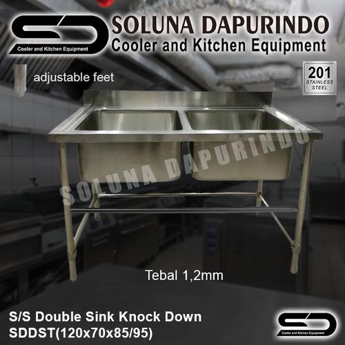 Jual SDDST-120 S/S DOUBLE SINK SDDST / BAK PENCUCI PIRING STAINLESS ...