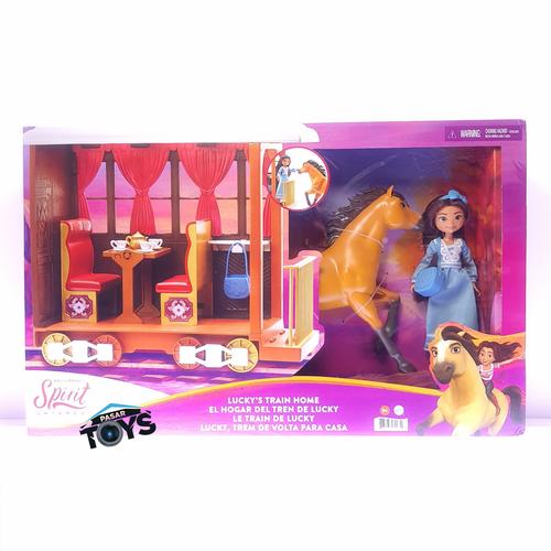 Jual DreamWorks Spirit Untamed Lucky’s Train Home Playset - Jakarta ...