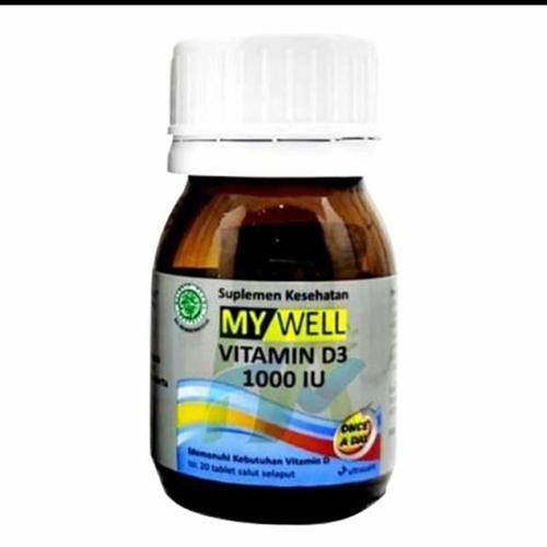 Jual my well vitamin d3 1000 iu isi 20 tablet - Jakarta Barat - Solusi ...