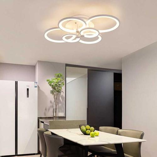 Jual Lampu LED Plafon Rumah Modern Mewah Minimalis Ring Light 4 plafon ...