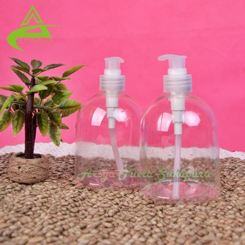 Jual Botol Hand Soap 500 ml / Botol Pump 500ml Model Pendek - Natural ...