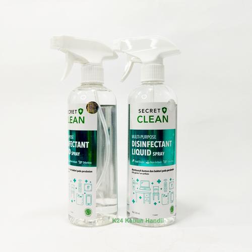 Jual SECRET CLEAN DISINFEKTAN SPRAY 500 ML | SPRAY BENDA - Kota Jambi ...