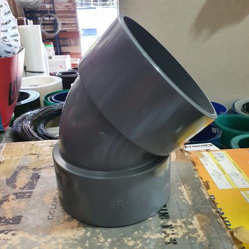 Jual knee 45 derajat 4 inch pvc merk POWER / sambungan 45 derajat ...