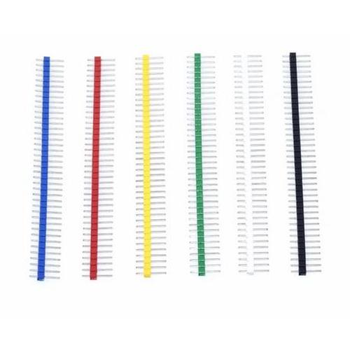 Jual Pin header male 1x40 40p 40 pin single row tulang ikan warna 2 ...