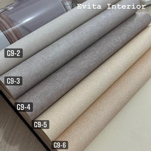 Jual Wallpaper Premium Vinyl Dinding Polos Bertekstur hitam abu misty cream - G9-1 - Jakarta ...