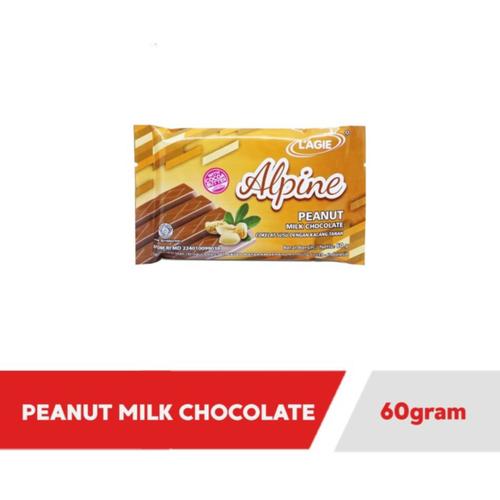 Jual Lagie Alpine Peanut Milk Chocolate Cokelat Kacang Tanah 60gr - Kab ...