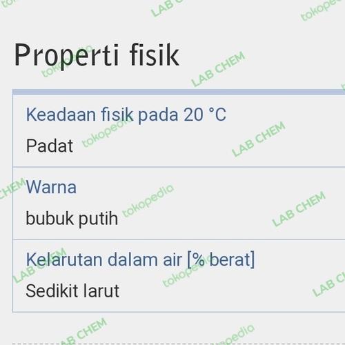 Jual Potassium Pyroantimonate 99% AR 100G / Kalium Hexahydroantimonate ...