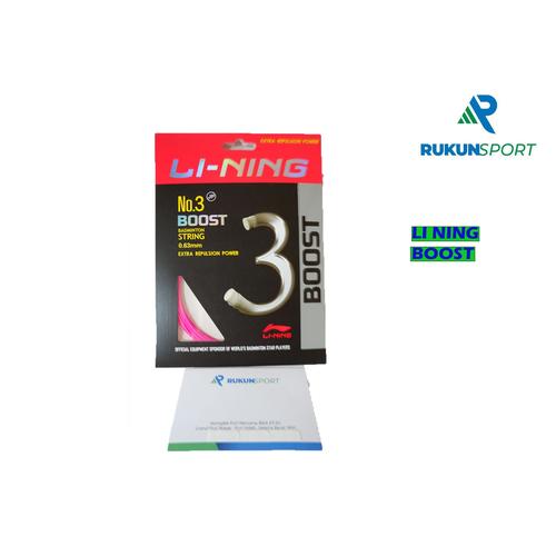 Jual Senar Raket Badminton LINING NO 3 BOOST - aqua blue - Jakarta ...