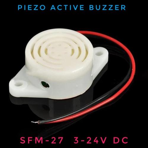 Jual Piezo Active Buzzer 3-24V DC Suara Putus putus Intermitten Sound ...