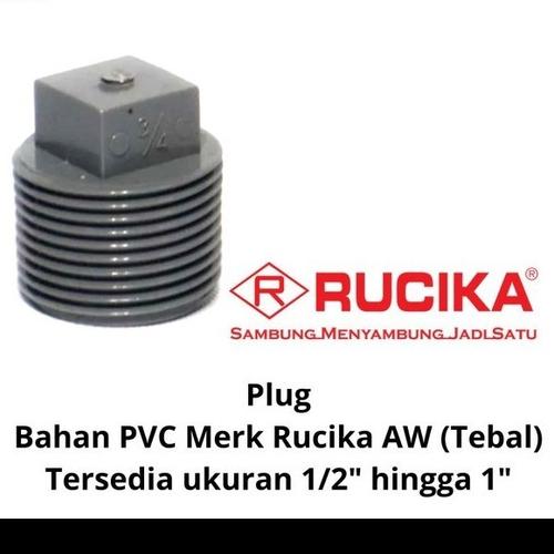 Jual PLUG PVC 1 INCH RUCIKA - Jakarta Pusat - Valve Besi PVC | Tokopedia