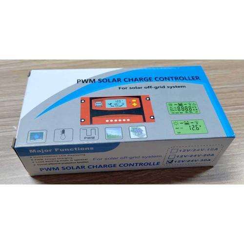 Jual Pwm Controller Panel Surya Regulator Dual USB 12V/24V 10A, 20A, 30A - Biru - Jakarta Pusat ...