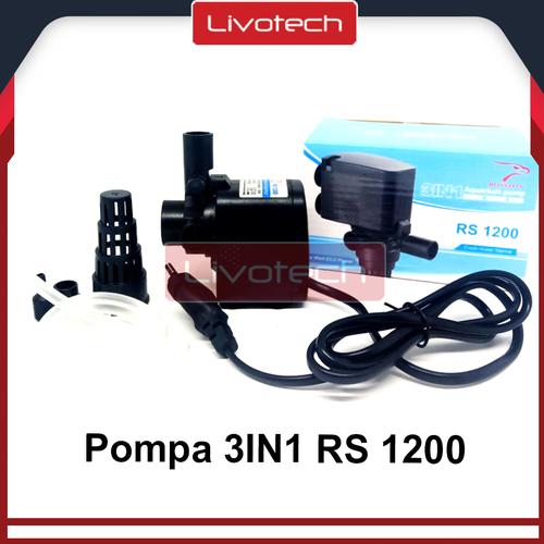 Jual Rosston Pompa Air RS 1200 Aquarium Hidroponik rs 1200 Celup Kolam ...