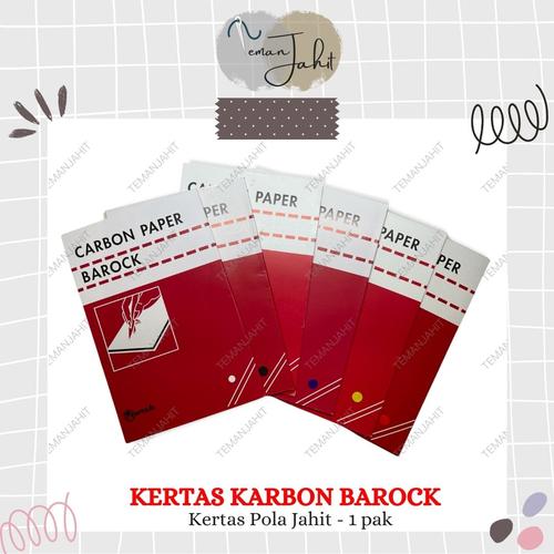 Jual KARBON PAPER JAHIT MERK BAROCK / CARBON PAPER BAROCK 1PAK - Putih ...